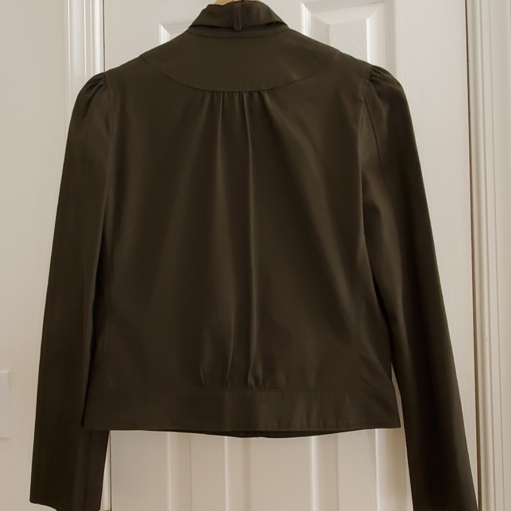 1998 Bebe Vintage Bomber Jacket Military Green - Gem